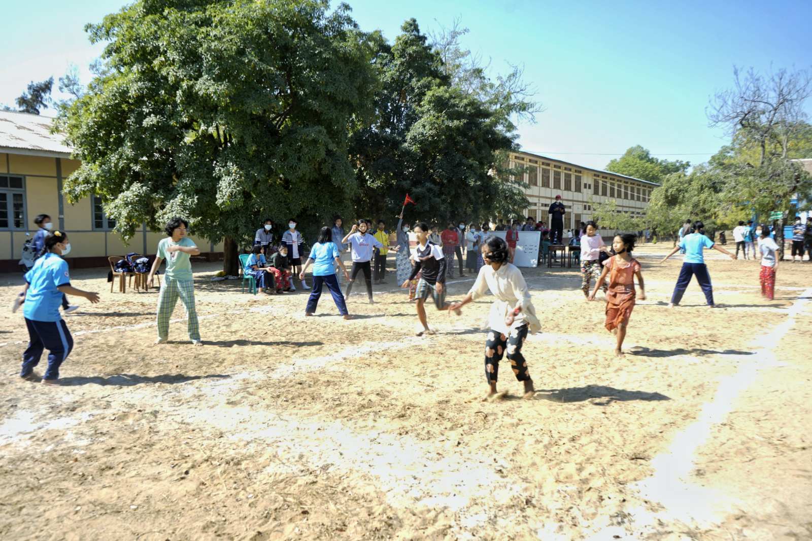 ပခုက္ကူမြို့၌ ၇၅ နှစ်မြောက် စိန်ရတုပြည်ထောင်စုနေ့အထိမ်းအမှတ် အခြေခံပညာကျောင်းအဆင့် အားကစားပြိုင